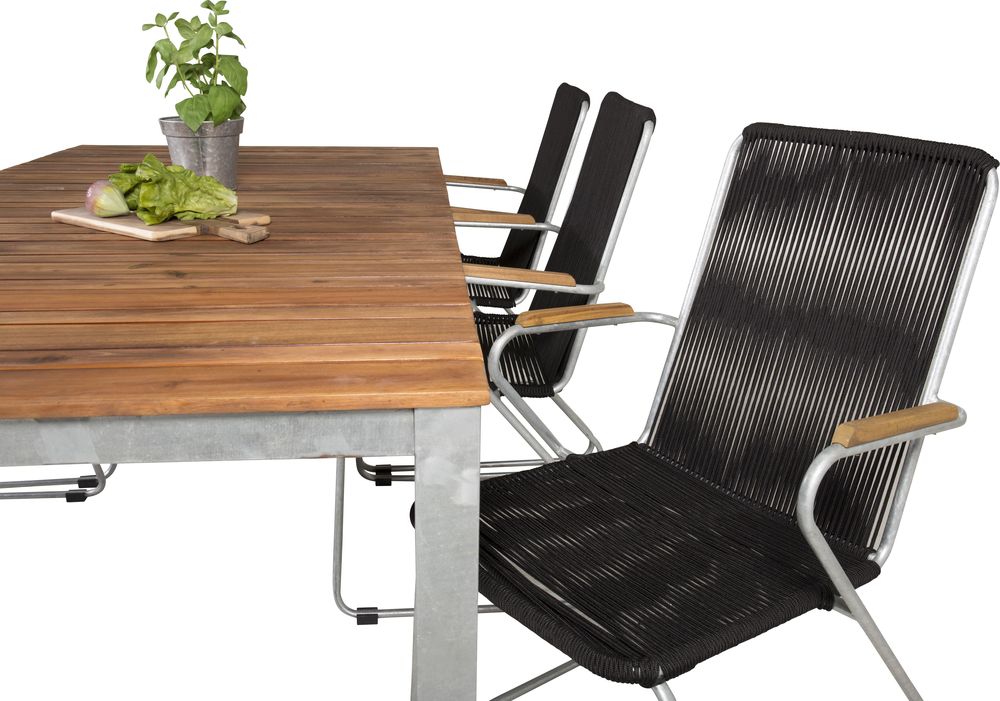 Balsjö Spisestol - Svart/metall - 1395,- - Hagestoler - Hjemfint.no