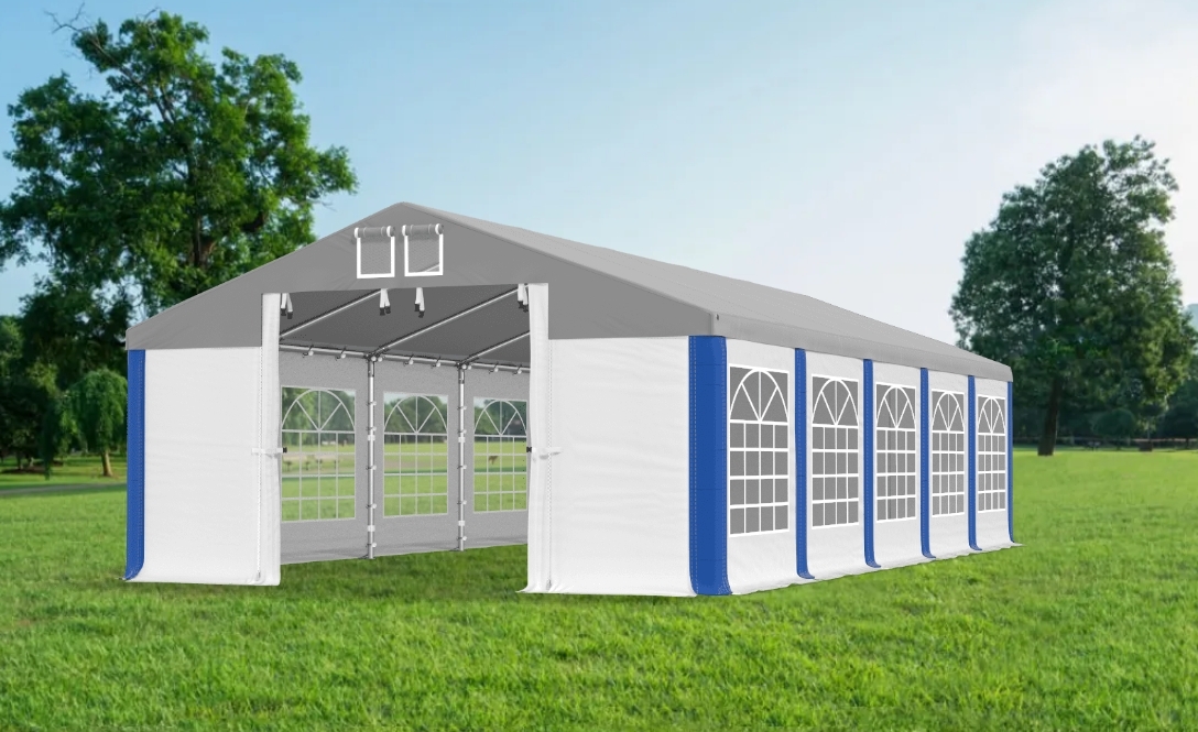 Partytelt i PVC - 4 x 10 m - 26995,- - Partytelt - Hjemfint.no