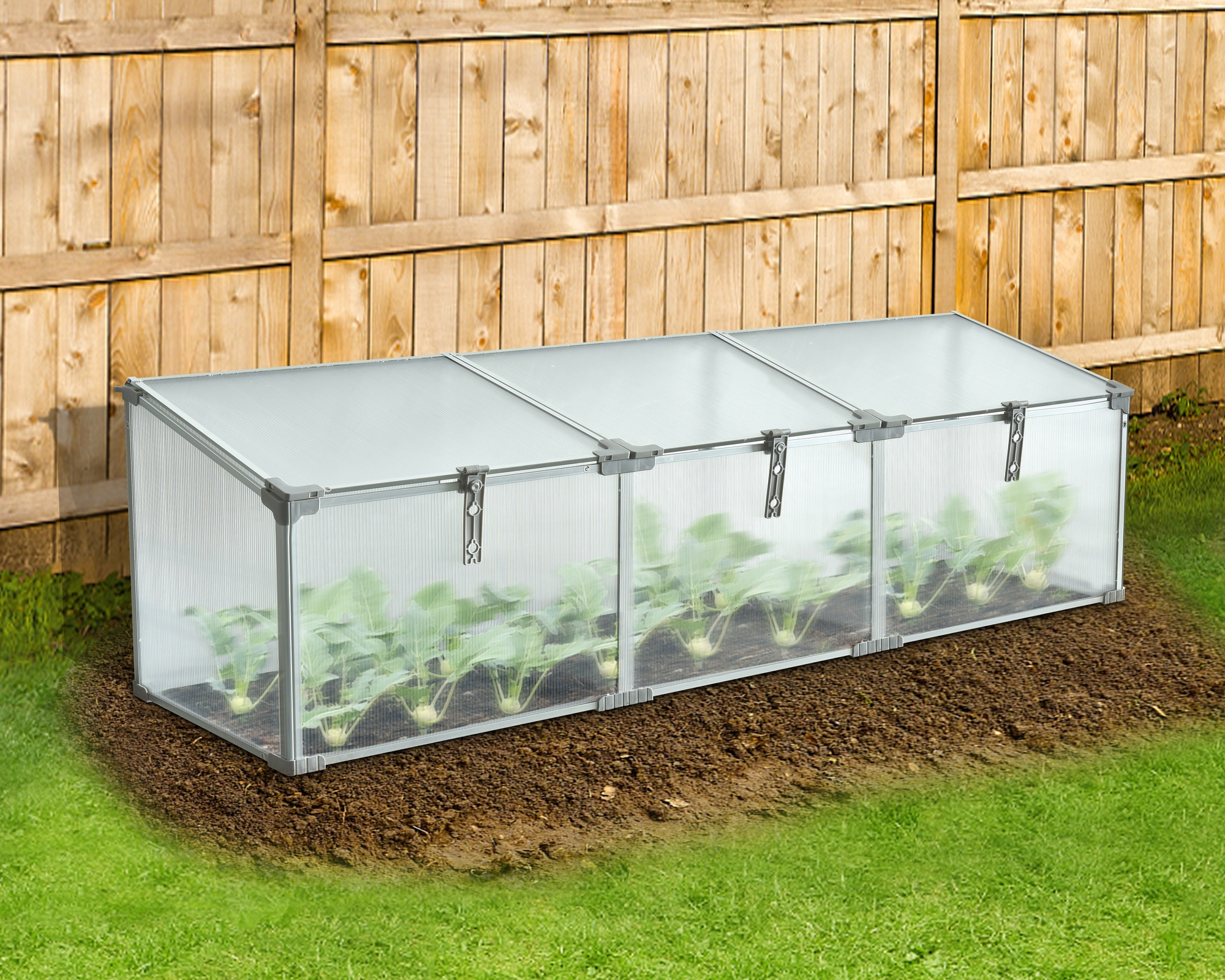 Minidrivhus med lokk - 180 x 50 cm - 699,- - Minidrivhus - Hjemfint.no